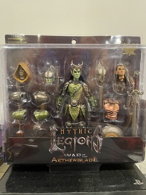 Mythic Legions WOA Aetherblade Deluxe Male Elf Builder Four horsemen | eBay