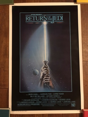 Return Of The Jedi - Original 1983 Rolled 1- sheet Movie Poster- Star ...