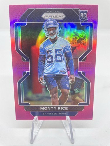 Monty Rice ‘21 Prizm Football Rookie Pink Holo | eBay