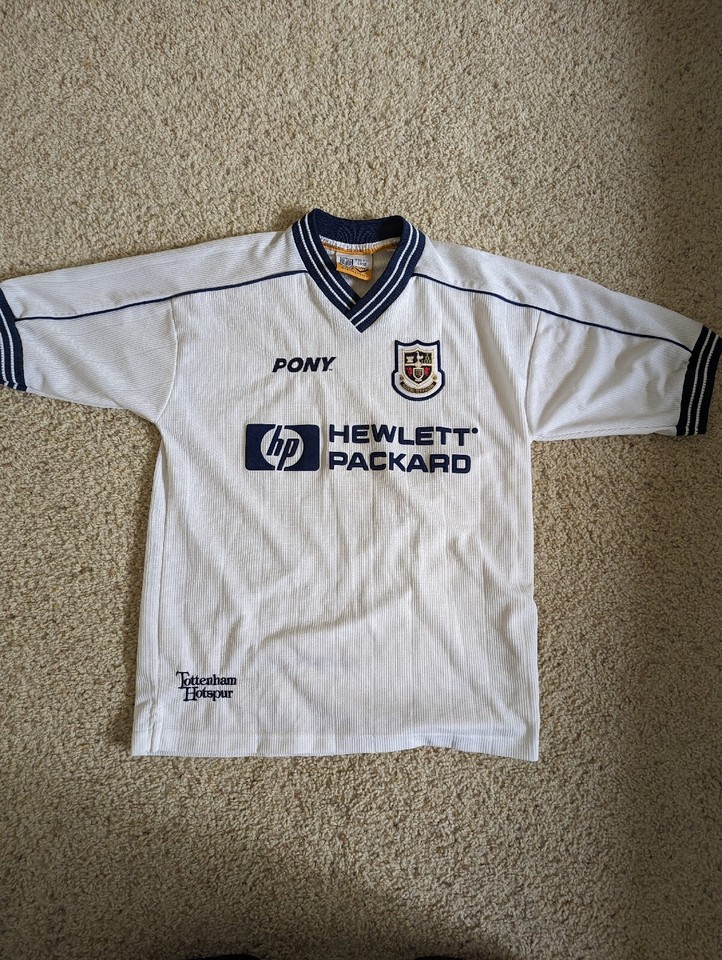 Vintage Tottenham Hotspurs Pony 1997-1999 Home Football/Soccer Jersey ...