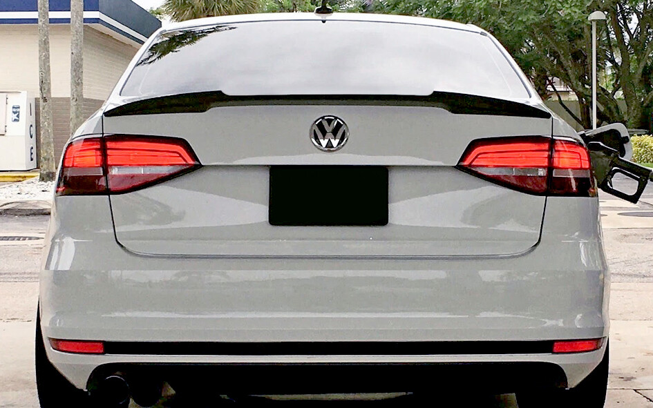 12011-2017 V Style Rear Trunk Spoiler Fit Volkswagen Jetta MK6 B6 ...