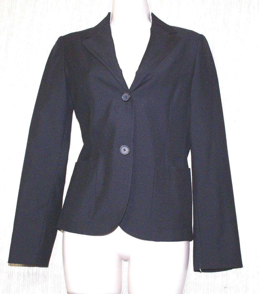 Jil Sander Black Label Black Wool Women Blazer Size: 34 | eBay Jil Sander Black Label Black Wool Women Blazer Size: 34 | eBay
