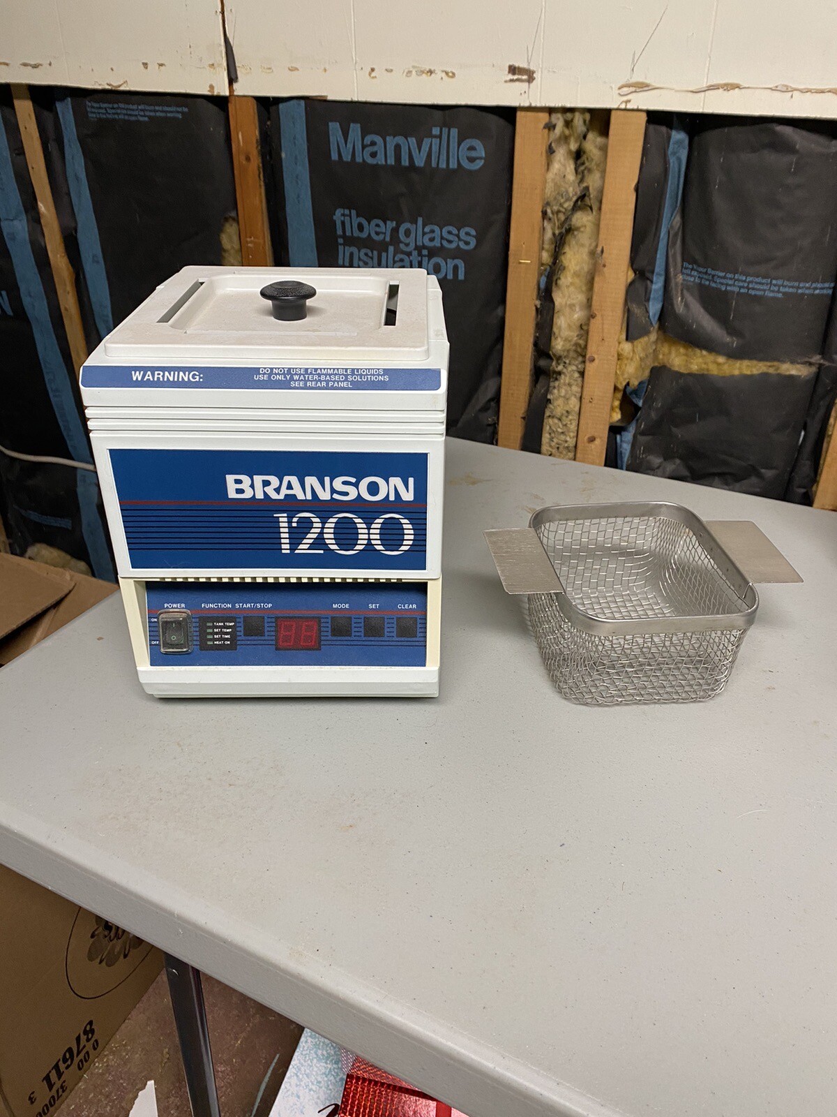 BRANSON 1200 B1200R-4 ULTRASONIC CLEANER JEWELRY CLEANER | eBay