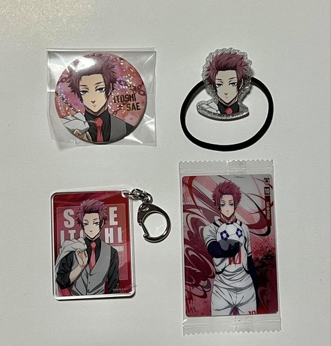 Blue Lock Itoshi Sae Can Badge Face Hair Tie AcrylIC Keyboard Bonus ...