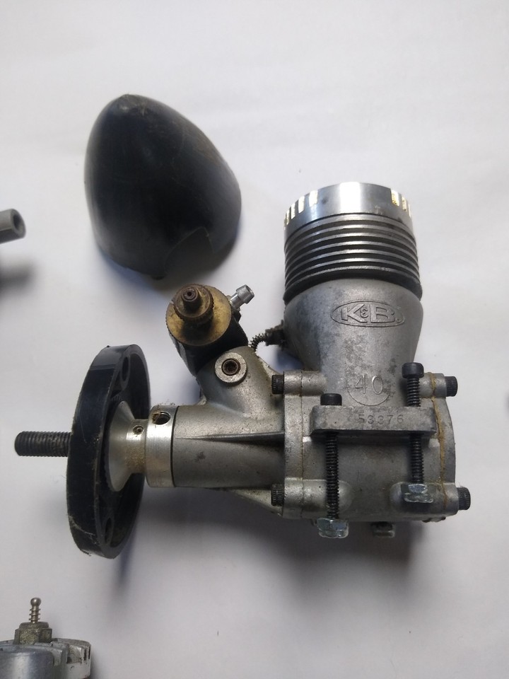 Lot Misc. RC Model Airplane Engines and Parts McCoy Enya Fox OS Max Etc ...