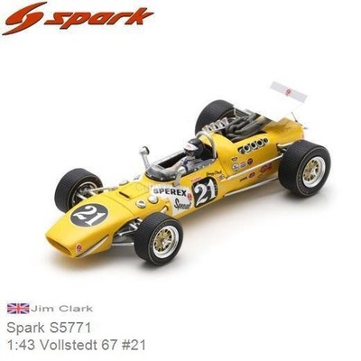 1/43 Spark IndyCar 1967 Vollstedt Jim Clark Riverside S5771 READ ! | eBay
