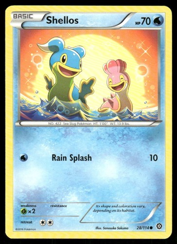 Pokémon TCG Pokémon Shellos Shellos Common Regular | eBay
