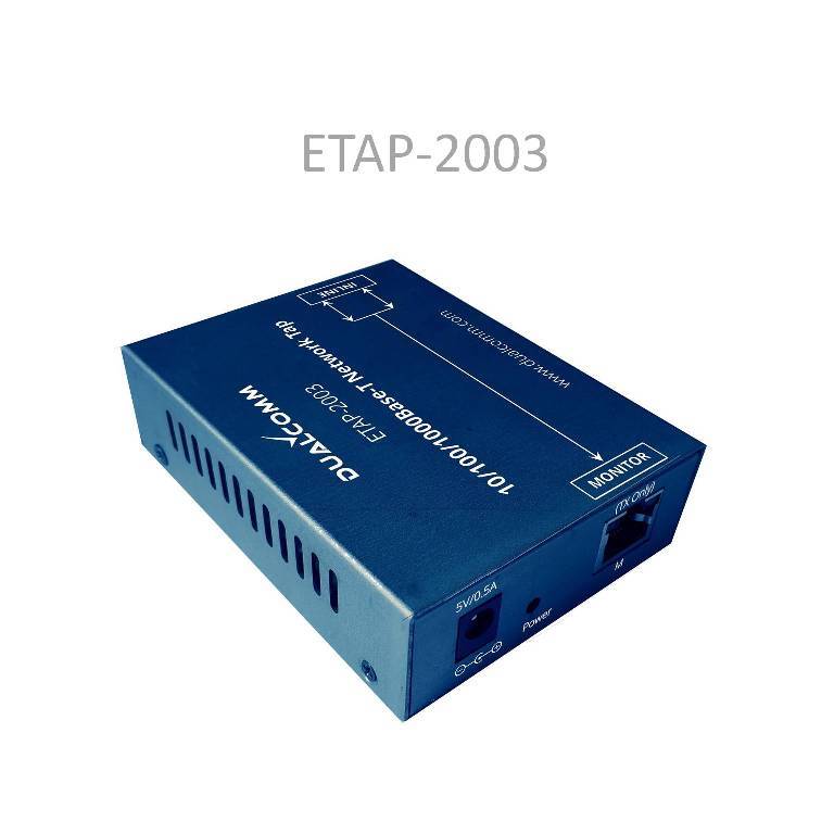 DUALCOMM ETAP-2003 USB Powered Gigabit Network TAP | eBay