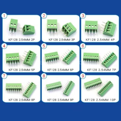 PCB Screw Terminal Block Connectors 2-16PIN Terminals for 18-26AWG ...