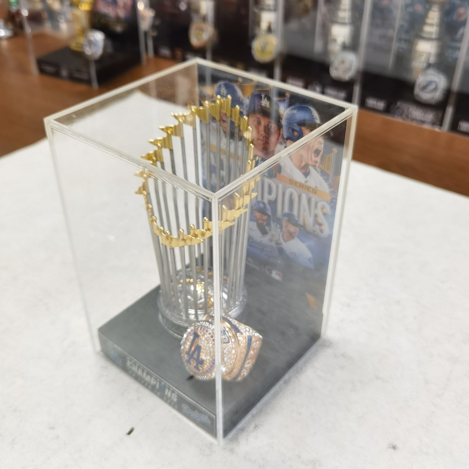 2024 LA Dodgers MLB World Series Championship Trophy & Ring with ...