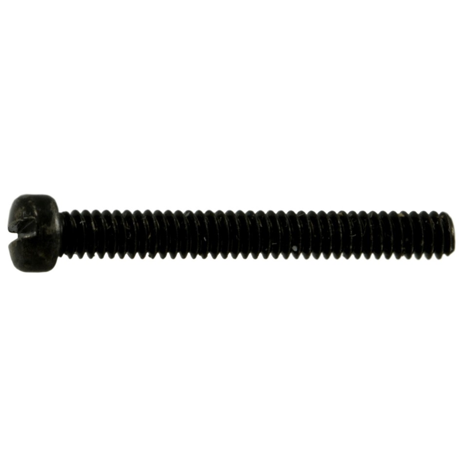 Black Oxide Slotted Fillister & Weaver Oval Head Gun Screws (10 pcs ...