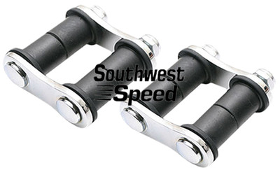 NEW 1928-1934 FORD LEAF SPRING SHACKLE KIT,FITS FRONT OR REAR,2",CHROME ...