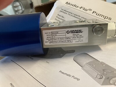 Graco Trabon Modu-Flo Pneumatic Pump 563306 | eBay