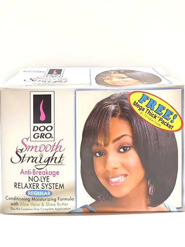Doo Gro - Smooth & Straight Anti-Breakage No-Lye Relaxer System REGULAR ...