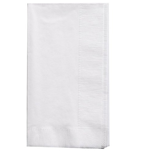 Creative Converting 67000B Dinner Napkin 2 Ply White 50 Count for sale ...