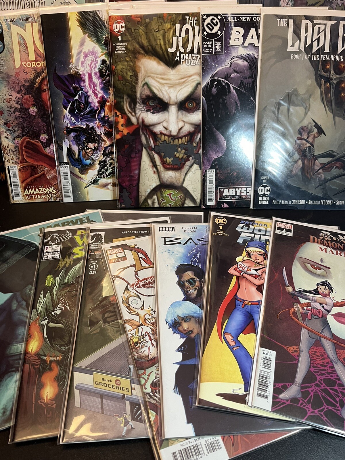 Mystery Comics Bundle - 10x Comics , DC Marvel Indie - Exclusive In ...