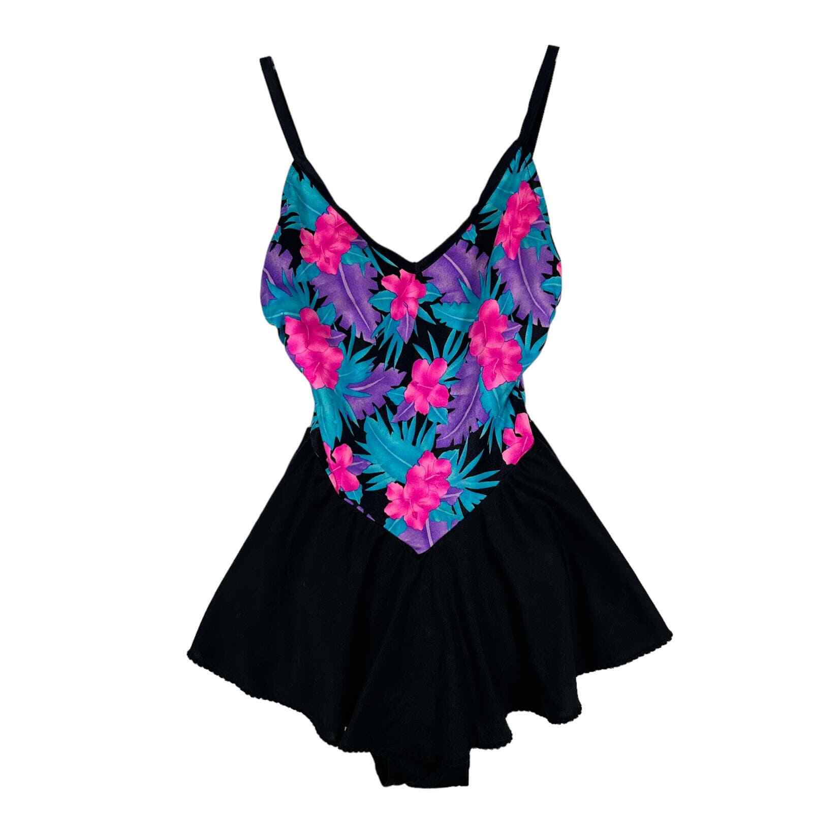 Pacific Connections Swimwear One Piece Vintage Floral… Gem