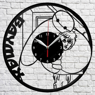 Baymax Vinyl Record Wall Clock Home Fan Art Decor 12'' 30 cm 6082 | eBay