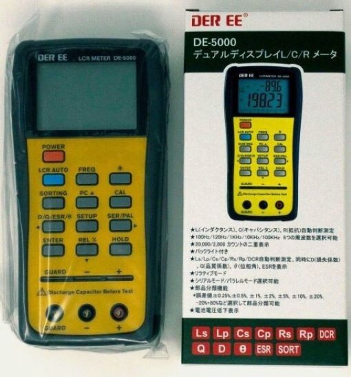 DER EE DE-5000 High Accuracy Handheld LCR Meter ONLY Meter New from Japan F/S | eBay