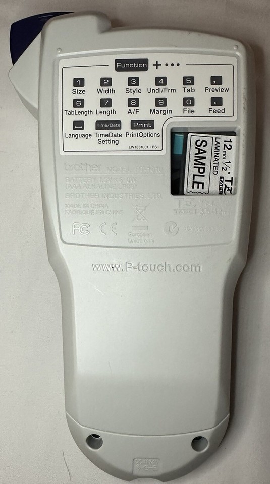 Brother P-Touch PT-1010 Label Thermal Printer PT1010 W/Sample Tape ...
