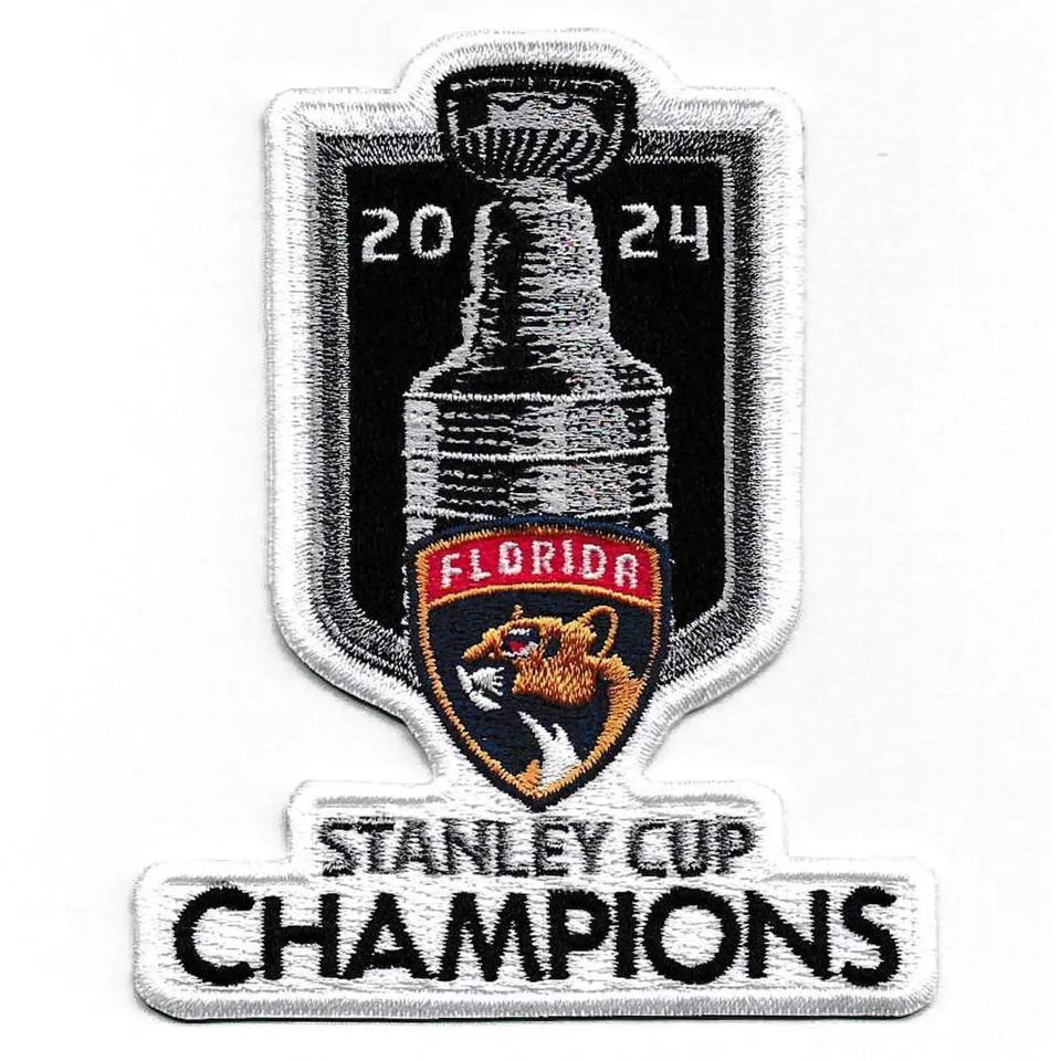 2024 Stanley Cup Champions Florida Panthers 30th Anniversay Patch Combo ...