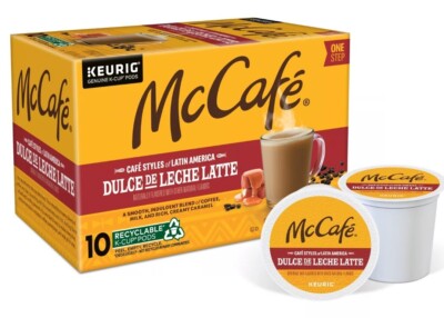 McCafe Dulce de Leche Latte Medium Roast 10 K-Cup Pods Box | eBay