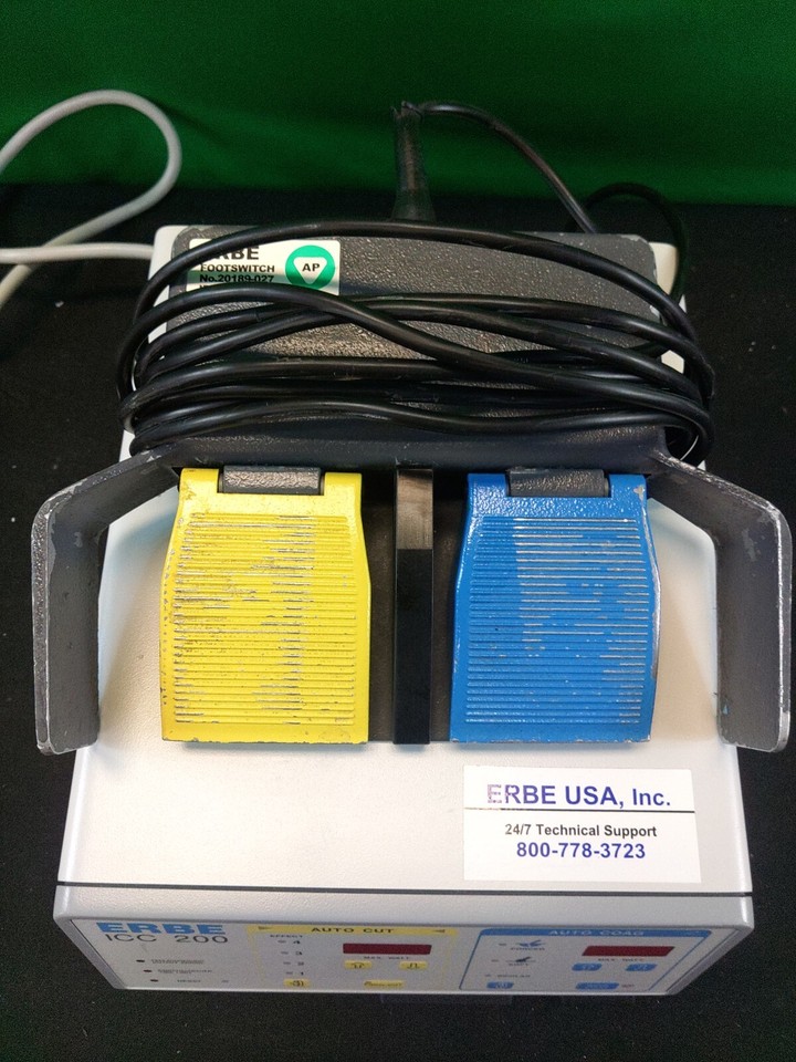 Erbe ICC 200 E UL w/ Foot Pedal 20189-027 & Power Cord | eBay