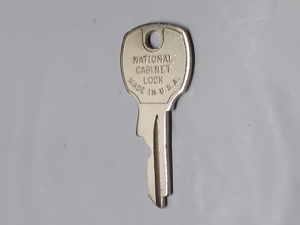 National Lock Key DC158 DC 158 Slot Machine Jukebox Desk Drawer Trunk ...