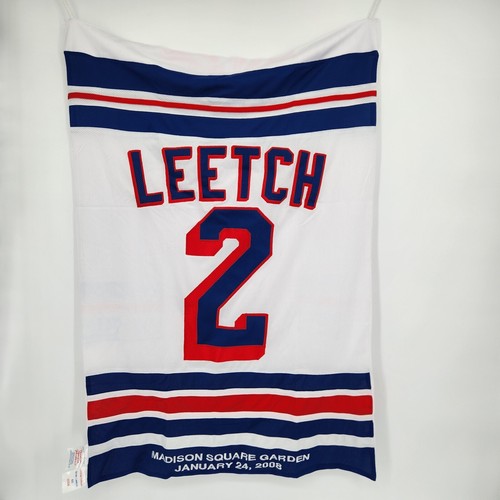 2008 New York rangers Brian Leetch Retirement Night Banner 22x35 Only ...