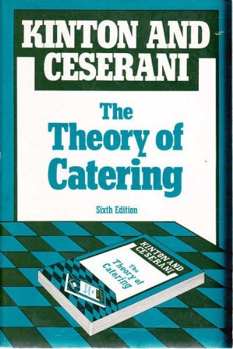 Theory of Catering By Ronald Kinton. 9780340496534 | eBay
