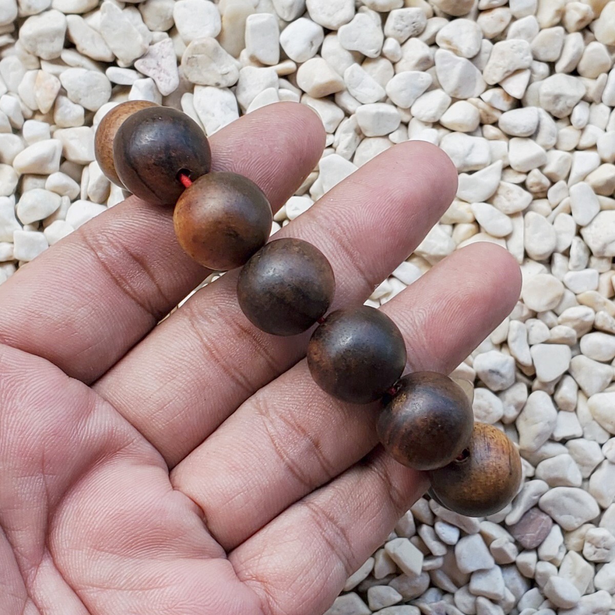 16 MM Borneo Aetoxylon Agarwood 14 Beads Nice Smell Gaharu Buaya ...