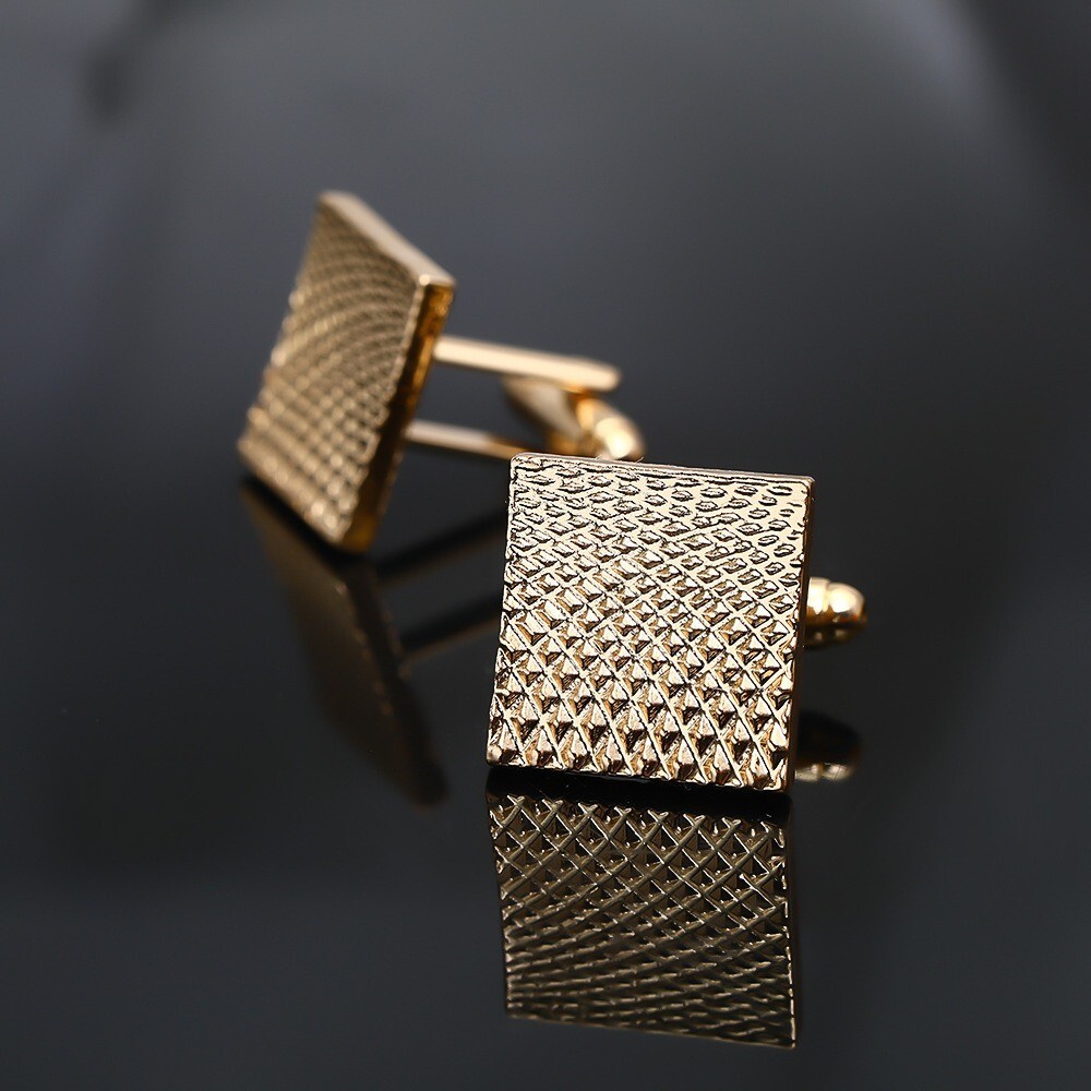 Mens Cuff Links Gold Vintage Engraved Cuff Buttons On Shirt Wedding ...