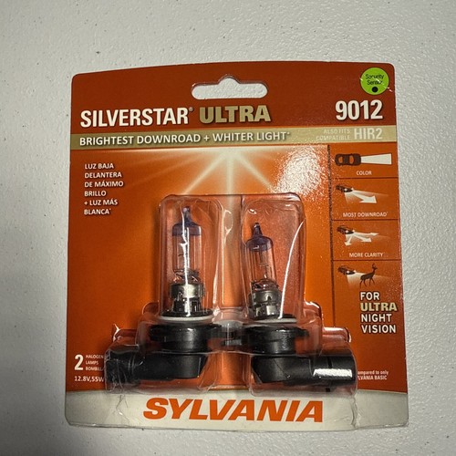 SYLVANIA 9012 SilverStar Ultra High Performance Halogen Headlight Bulb ...