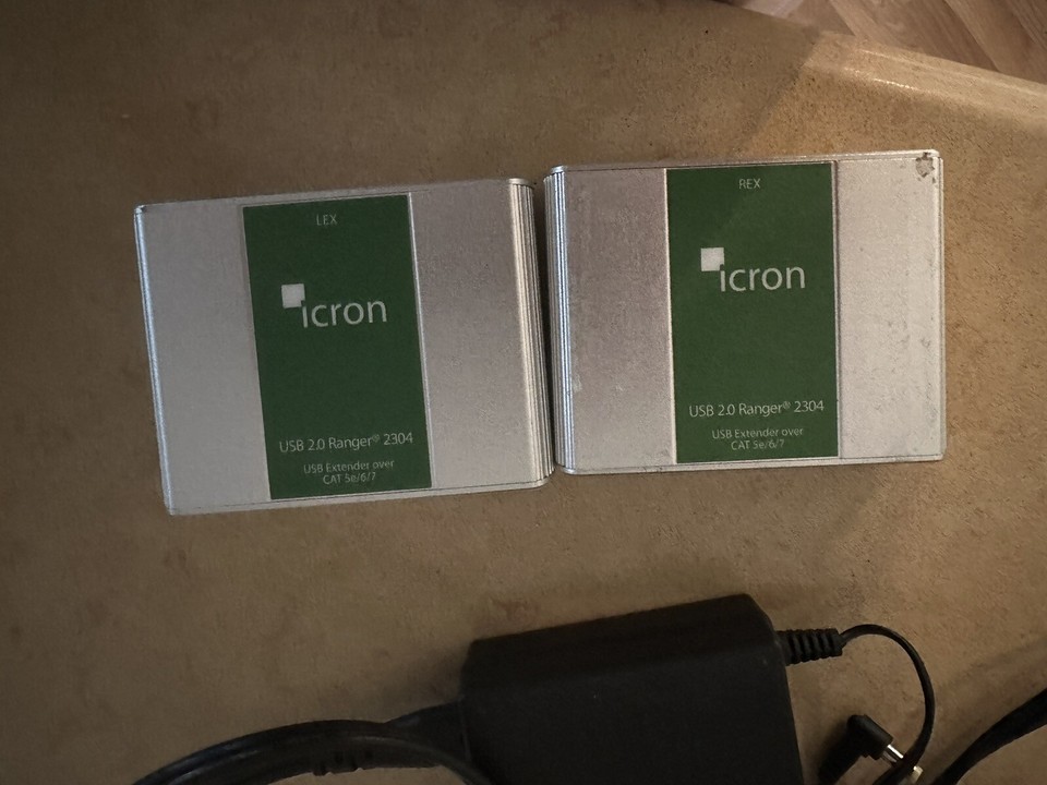 icron usb ranger 2304 usb 2.0 extender LEX & REX with power supply | eBay