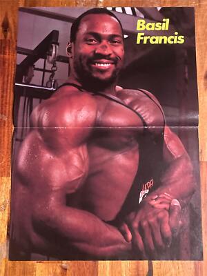 BASIL FRANCIS bodybuilding muscle fitness POSTER | eBay
