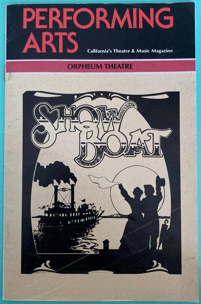 Playbill Show Boat Lonette McKee Donald O'Connor Sheryl Woods Jacque ...