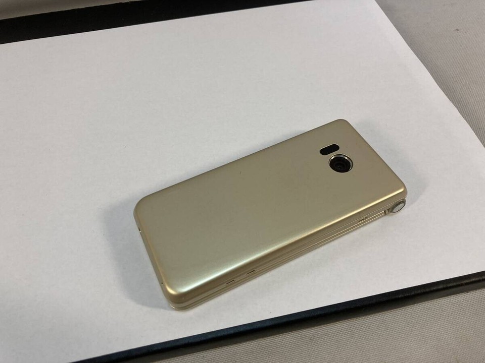 SHARP AQUOS Keitai 601SH Softbank Unlocked 4G Android Flip phone Gold ...