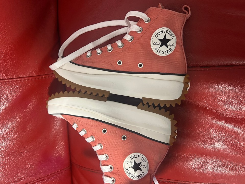 Converse Womens Trainers Size UK 4 Run Star Hike Beige Platform ...