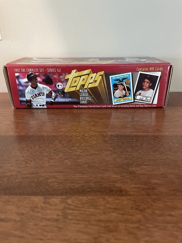 1997 Topps Baseball Complete Set Series 1 & 2 495 Cards, 8 Insert Cards ...