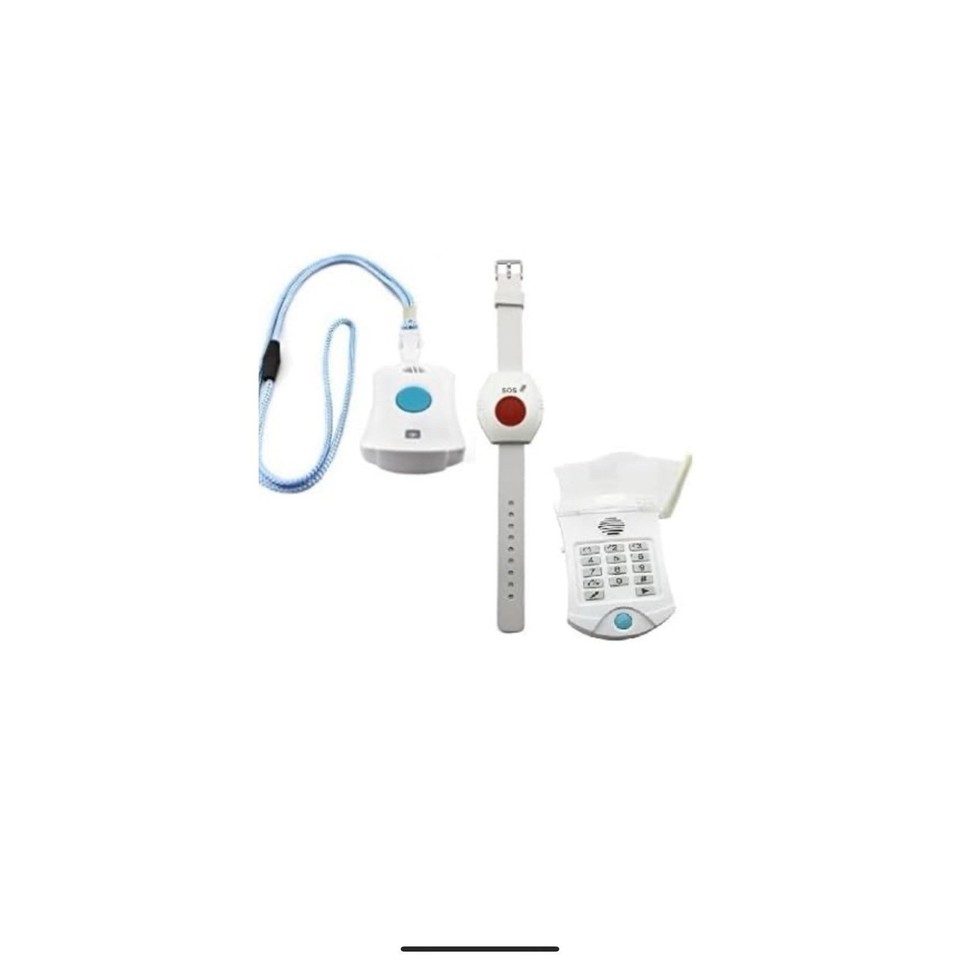 Medical Alert System - NO Monthly FEES - Includes Necklace Panic Button ...