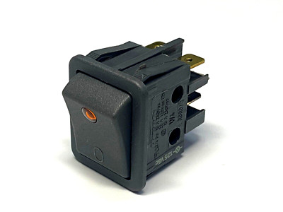 1pcs Dreefs T125 16A 250V 3/4HP On/Off Dark Gray Rocker Switch 3080/2 ...