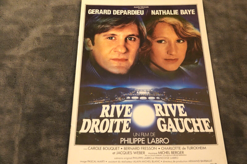 RIVE DROITE RIVE GAUCHE depardieu nathalie baye dossier presse cinema ...