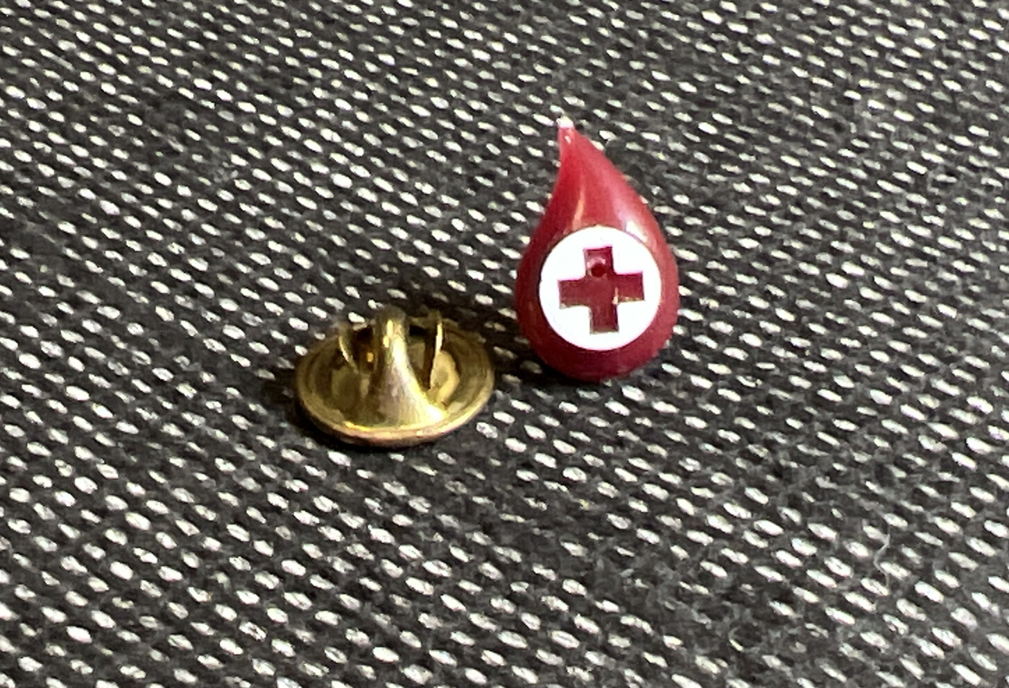 Blood Drop Red Cross Vintage Lapel Pin | eBay
