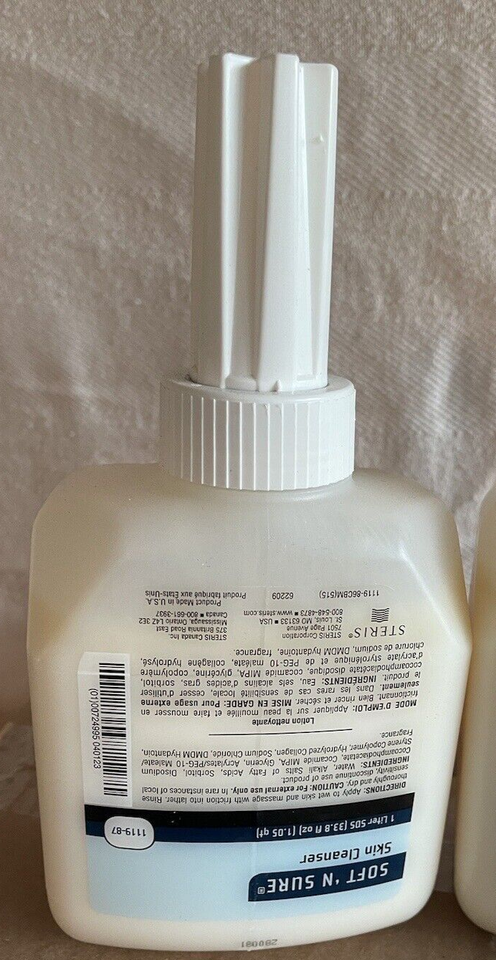 Steris Soft N Sure Skin Cleanser, 1 Liter SDS Dispenser Bottle | eBay