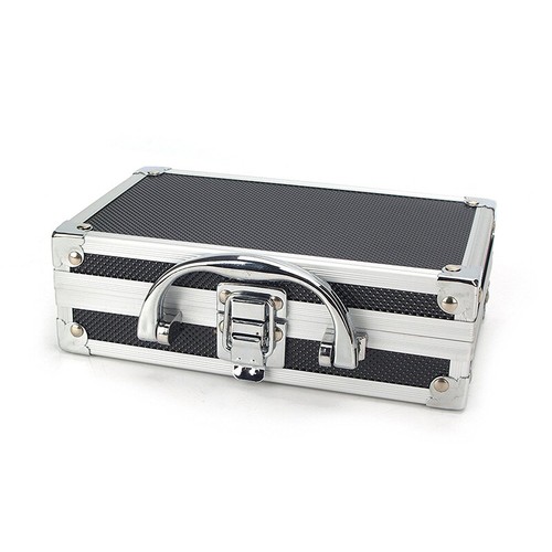 Portable Toolbox Aluminum Carry Case Travel Anti-collision Sturdy ...