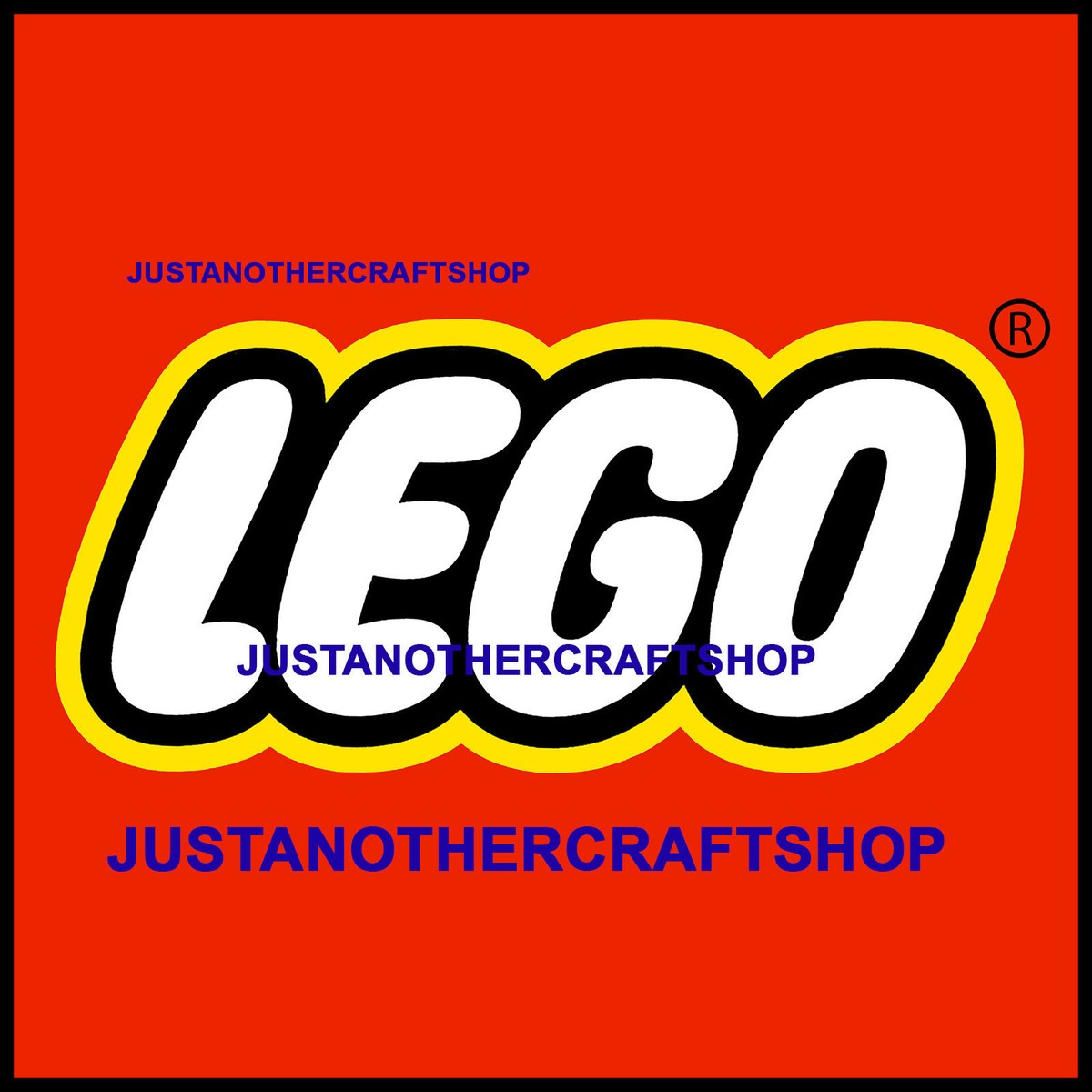 Black Lego Logo