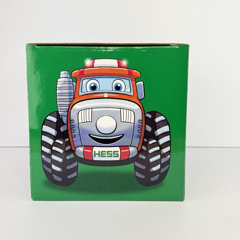 NIB Hess 2025 Plush Farm Tractor Plays 3 Farm Themed Songs, Flashing ...