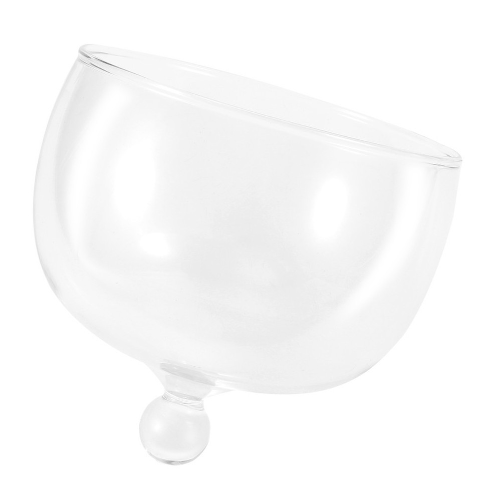 Glass Dome Small Splash Resistant Lids Cover Reusable Food Covers Plate ...