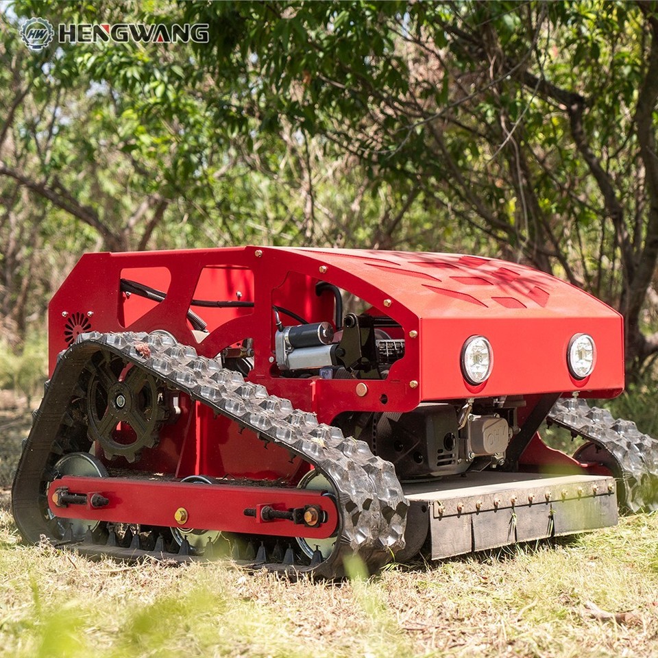 200m gasoline remote control lawn mower all terrain 45 degree rock ...