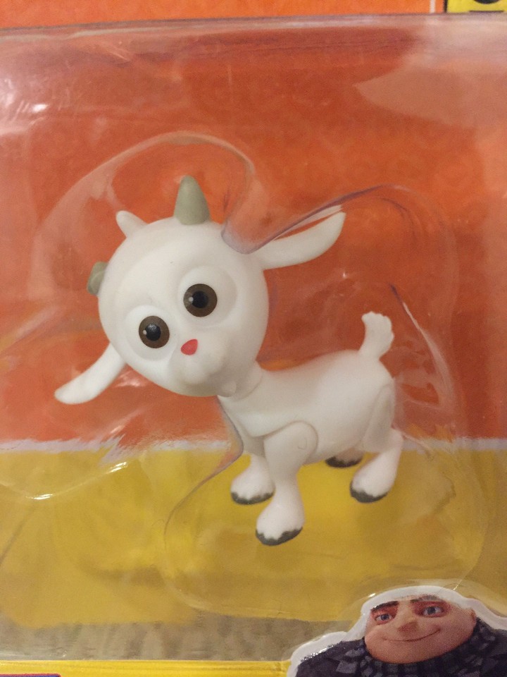 Super Rare! Despicable ME 3 LUCKY THE GOAT Toy Mini Figure Thinkway Toy ...